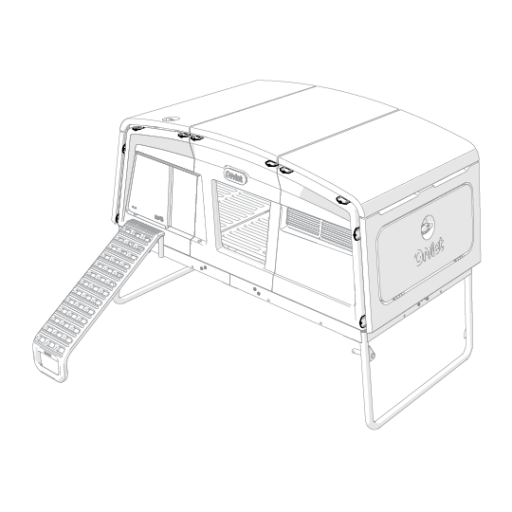 Eglu Pro - Voorste beugelplaat voor de ren (114.1141) | Omlet